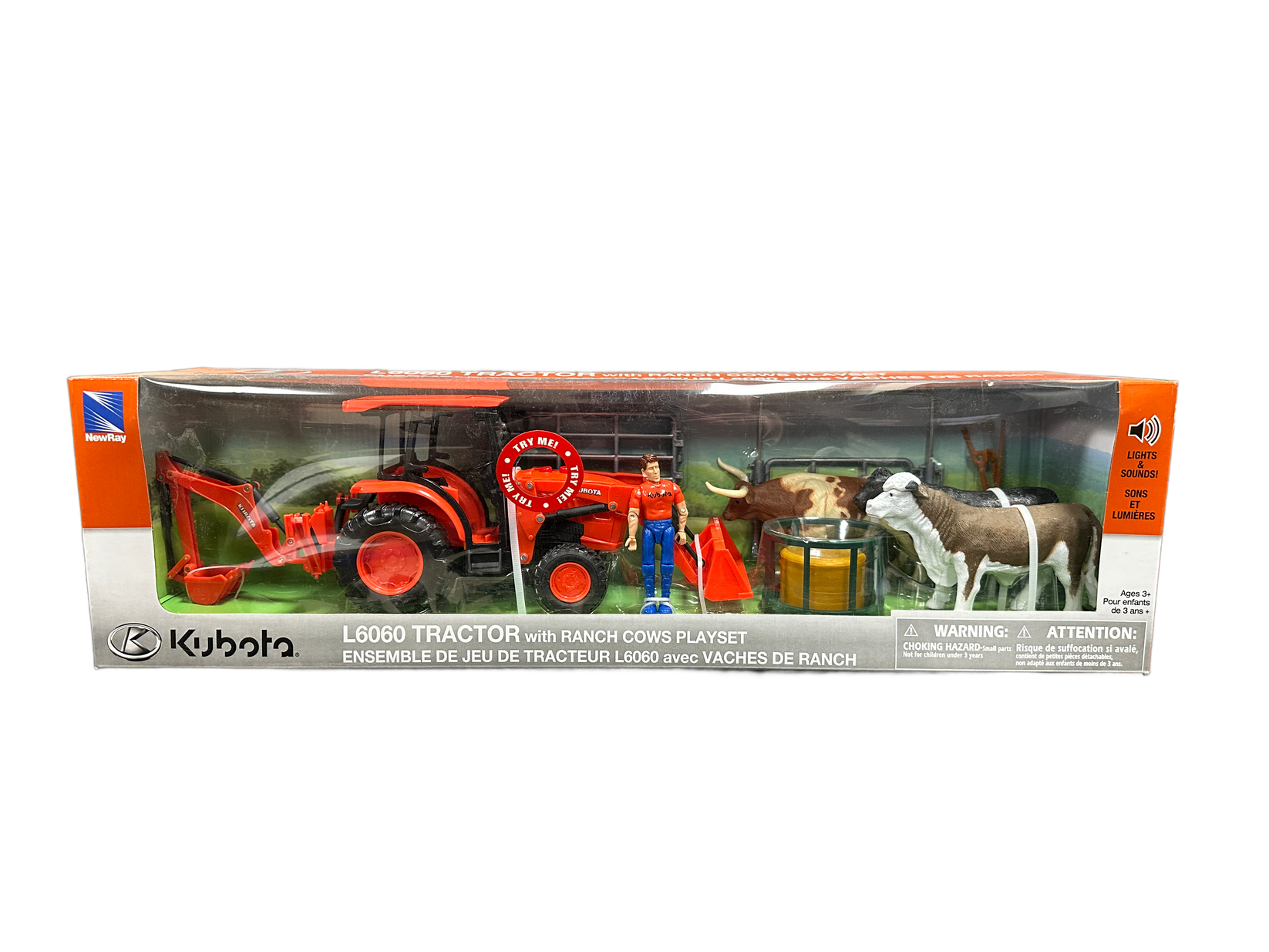 Kubota L6060 Tractor with Ranch Cows Playset – Keltic Kubota Parts